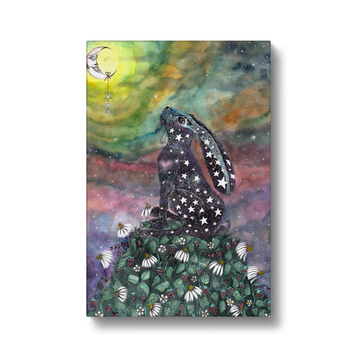 'Celestial Hare' Fine Art Canvas – Kathryn Mason Art